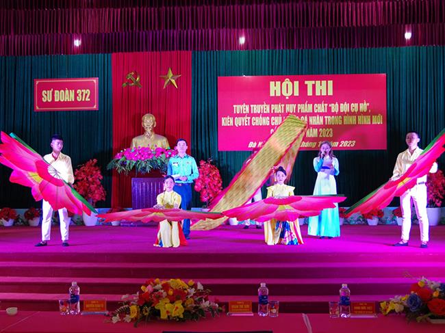 Sư đoàn 372 tổ chức Hội thi tuyên truyền phát huy phẩm chất “Bộ đội Cụ ...